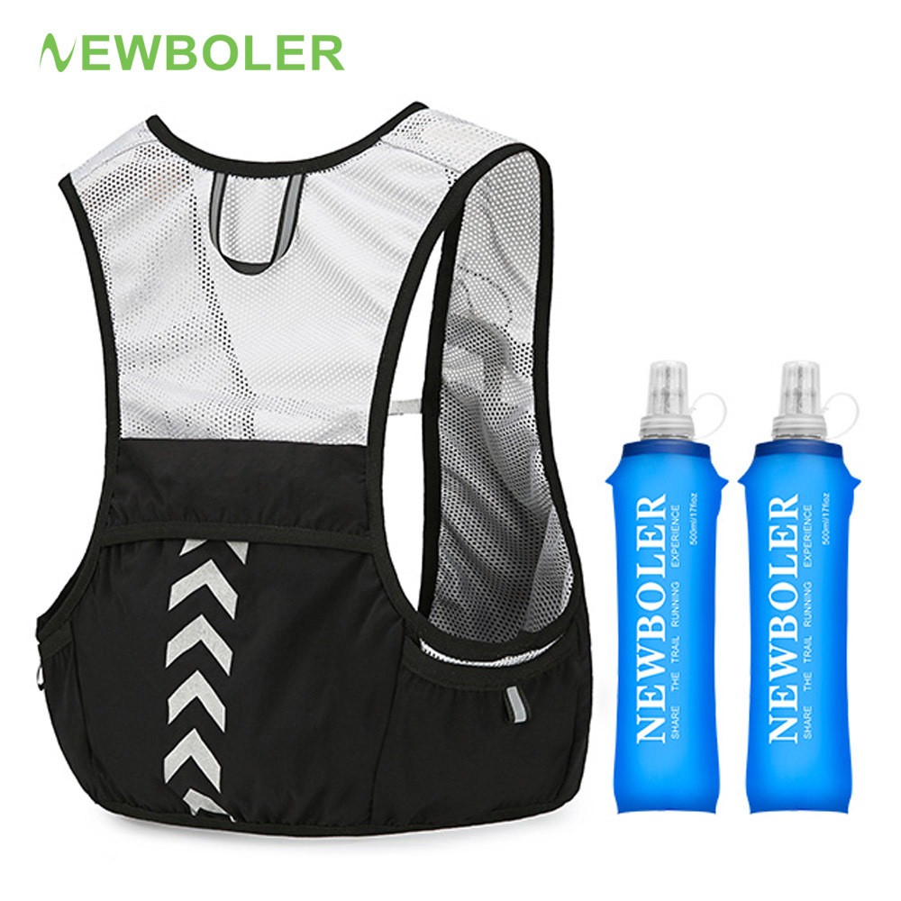 NEWBOLER Lightweight Bike Hydration Bag Breathable Running Backpack Marathon Running Vest ...