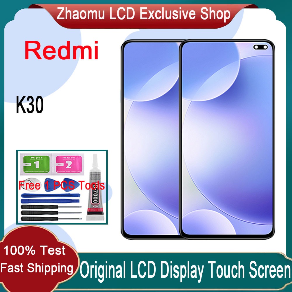 Original Redmi K30 4G 5G LCD Display Touch Screen With Frame ...