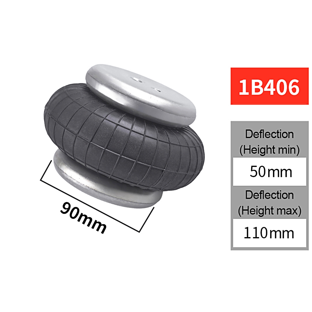 Universal Air Ride Springs Suspension 1B406 Air Small Rubber Shock ...