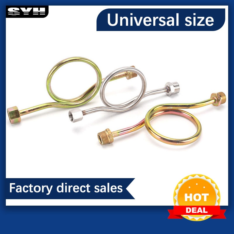 [SYH] stainless steel pressure gauge buffer pipe double-head 4 minutes ...