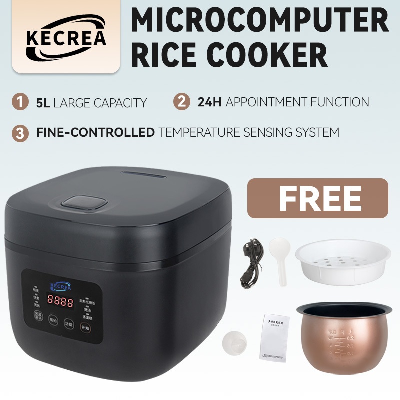 KECREA Large Capacity Rice Cooker (5L) | Shopee Malaysia