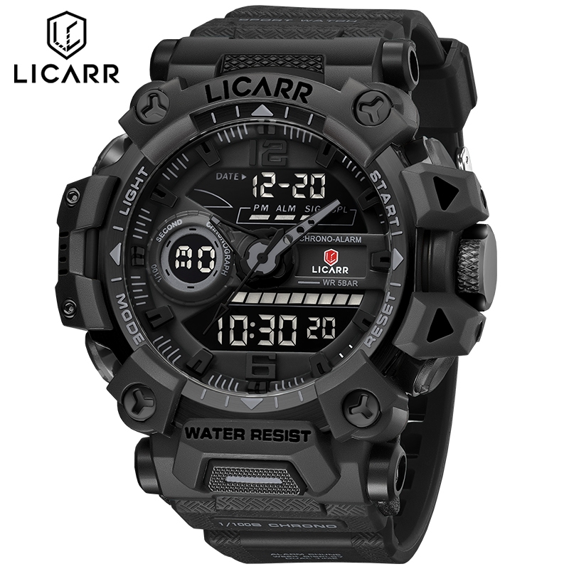 LICARR Top Brand Men's Watch Original Casual Waterproof Cool Fashion ...