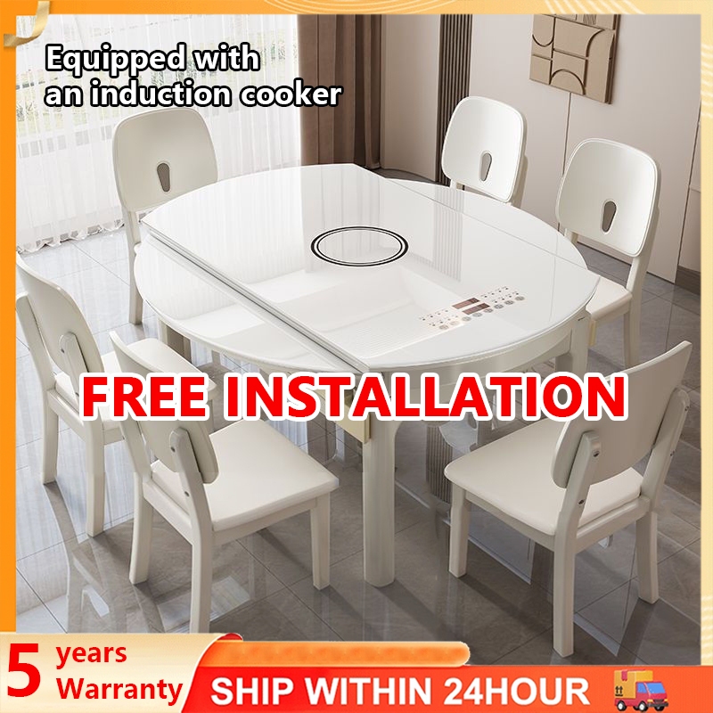 Z9 【Free With Extendable z9 Installation】Round induction cooker Folding ...