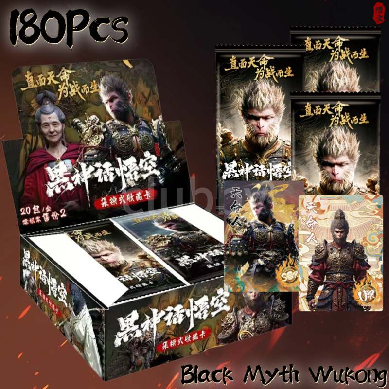 180 Black Myth Wukong Card SP/CR/UR/SSR Rare Flash Card Game Fan ...