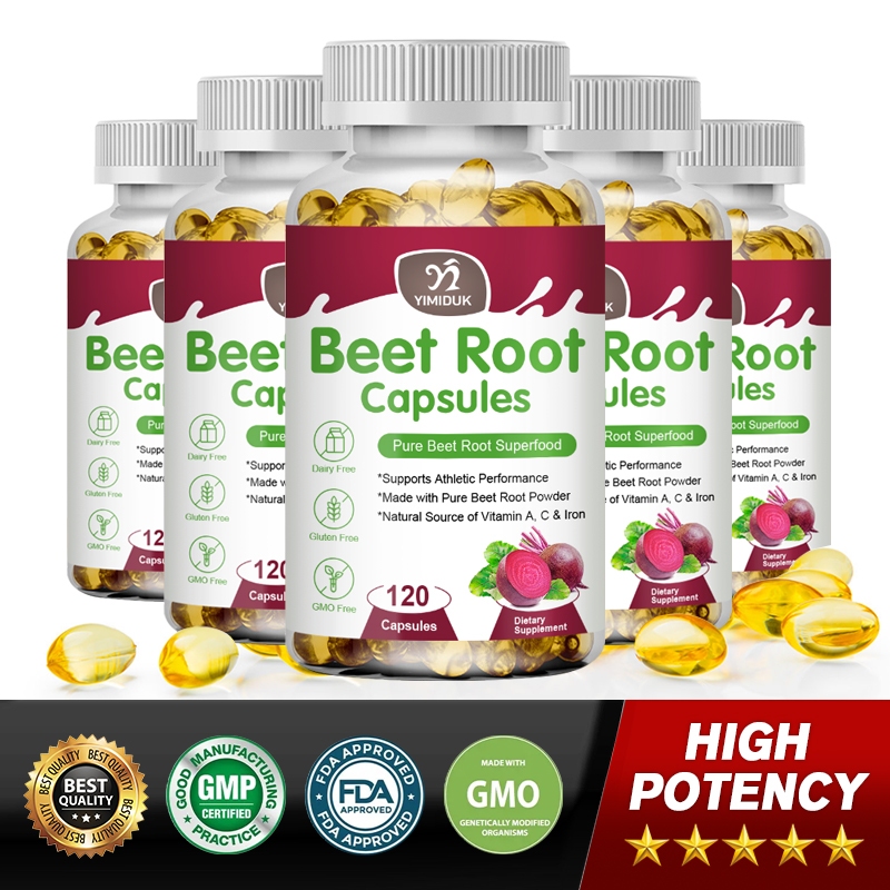 Beet Root Capsules with Vitamins A C and Minerals Supports Blood ...
