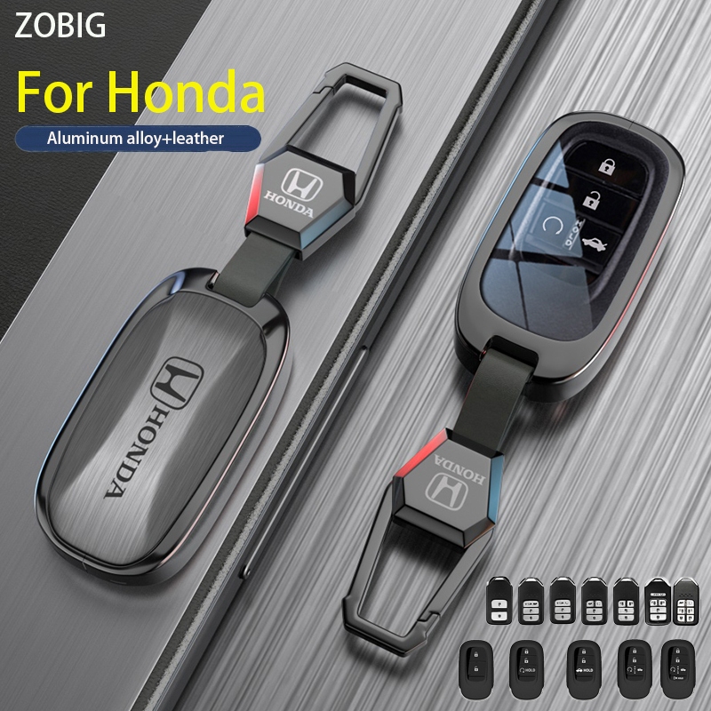 ZOBIG NEW Key Fob Cover for Honda Car Key Case Shell with Keychain Fit ...