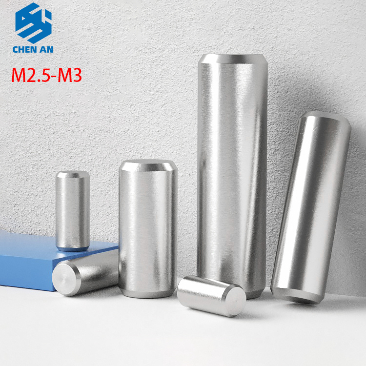 M2.5 M3 304 Rod Stainless Steel Shaft SS304 Round Bar GB119 Dowel Pins ...