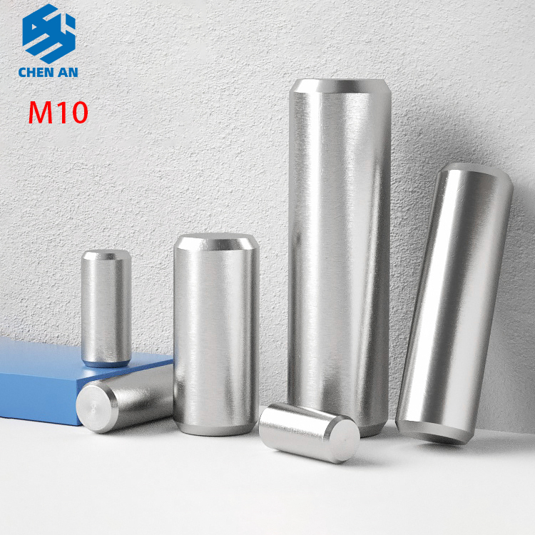 M10 304 Rod Stainless Steel Shaft SS304 Round Bar GB119 Dowel Pins ...