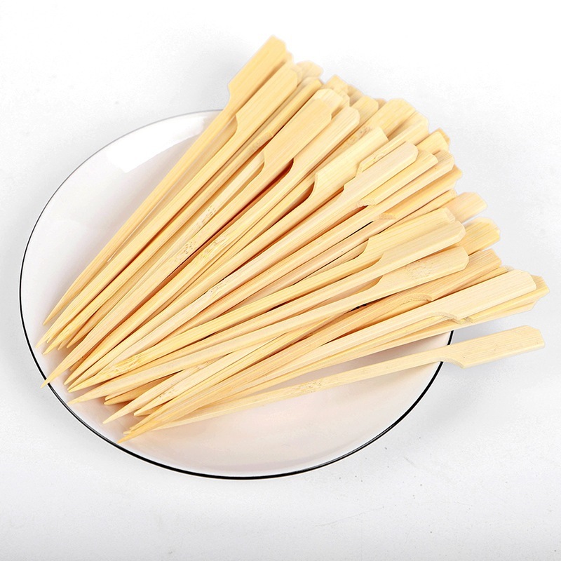 100pcs Teppo Gushi Bamboo Stick Skewer Oden Burger Satay BBQ Fruit ...