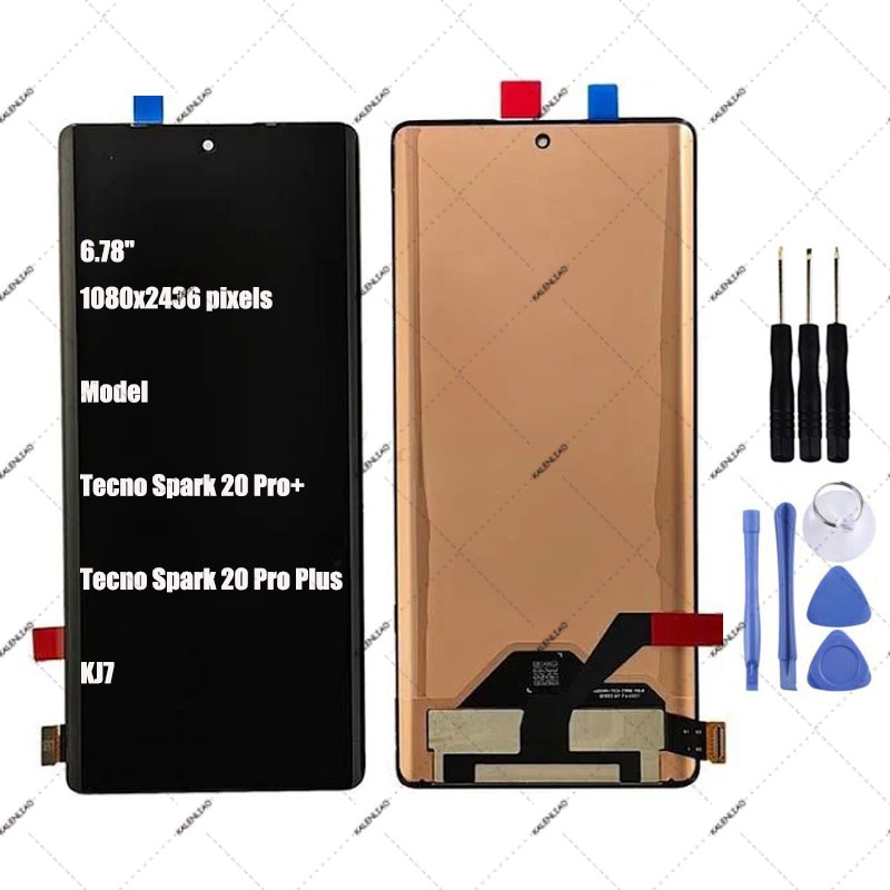 Original Tecno Spark 20 Pro Plus / Spark 20 Pro+ / KJ7 LCD Display ...