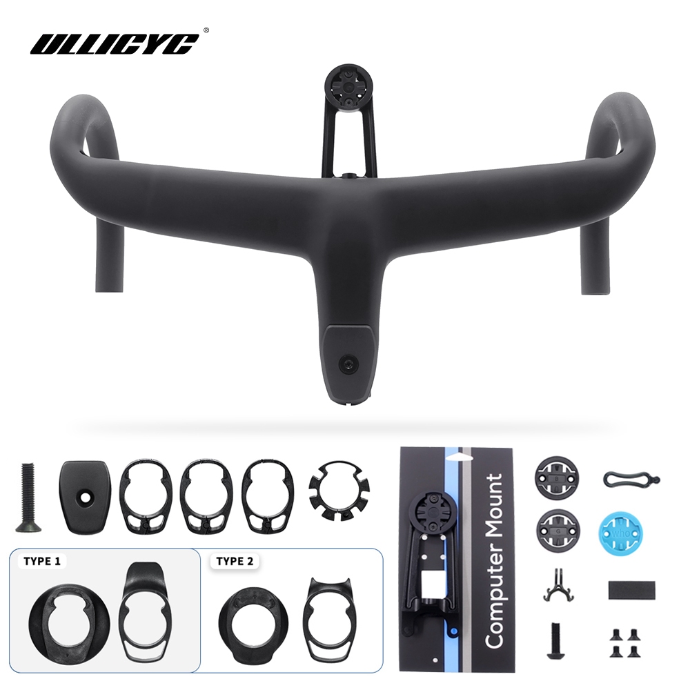 Carbon Cockpit Full Internal cable Bike Cockpit Road Bicycle Handlebar ...