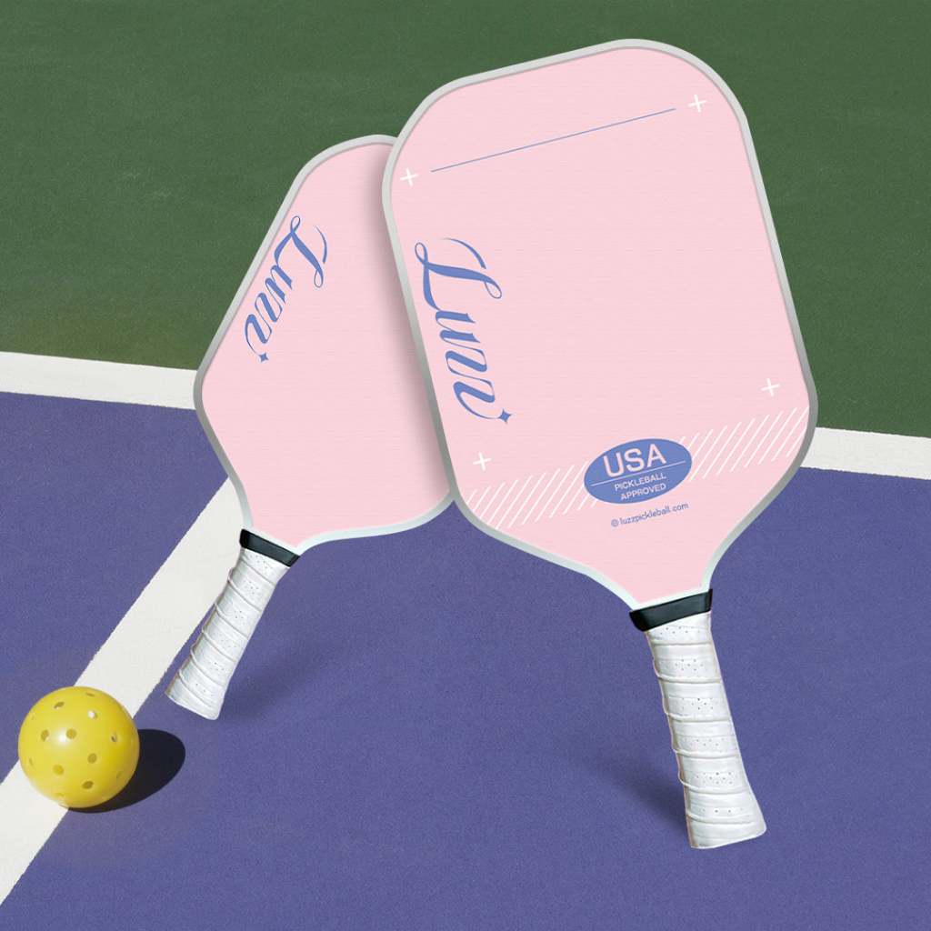 Luzzpickleball Paddle Pink Original Paddle (16mm) T700 Carbon Fiber ...