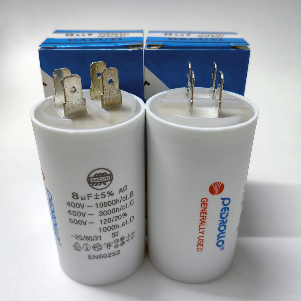Perdollo CBB60 10uf 450VAC AC Motor Running Capacitor Water Pump Coffee ...