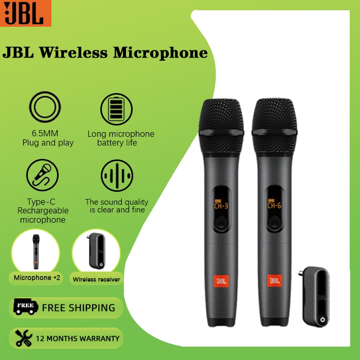Jbl Wireless Microphone One for Two UHF Professional Conference ...