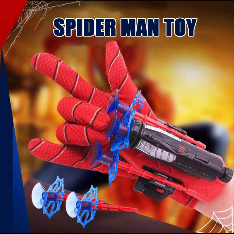 Spiderman Glove Launcher Cosplay Spray Spider Silk Launch Children Toy ...