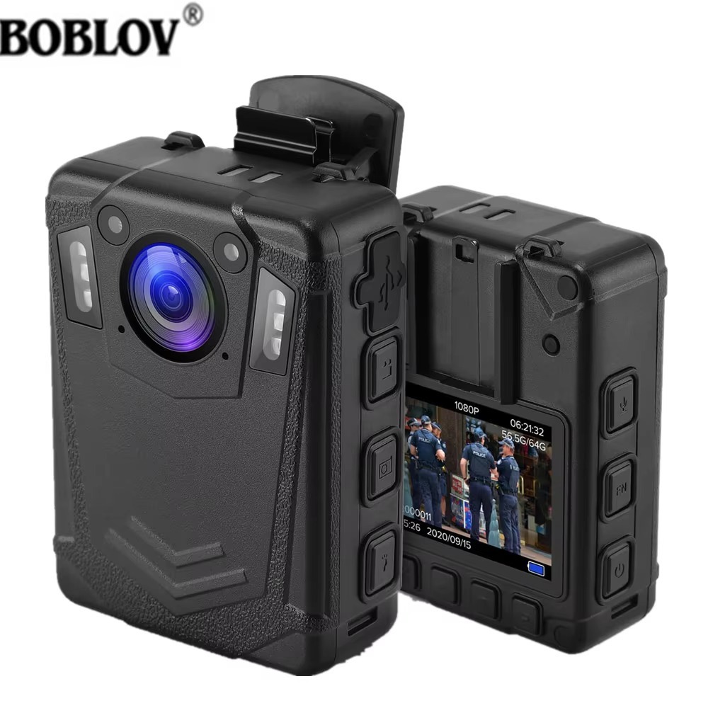 BOBLOV DMT204 Vlogging Camera Action Camera Vlogging Body Camera IP65 ...