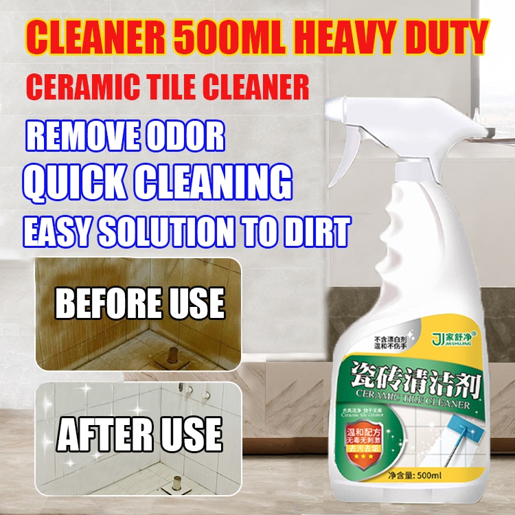 [READY STOCK] Ceramic Tile Cleaner (500ml) Bathroom Tiles Dirt Stain ...