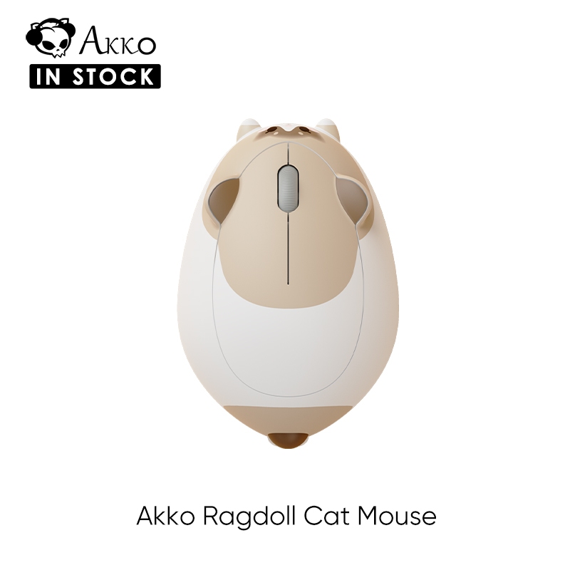 Akko Ragdoll Cat 2.4GHz Wireless Mouse for PC Laptop Computer | Shopee ...