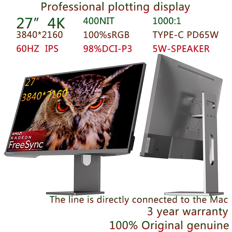 [Ready stock] 27" 4K Monitor Professional Designer Mac External ...