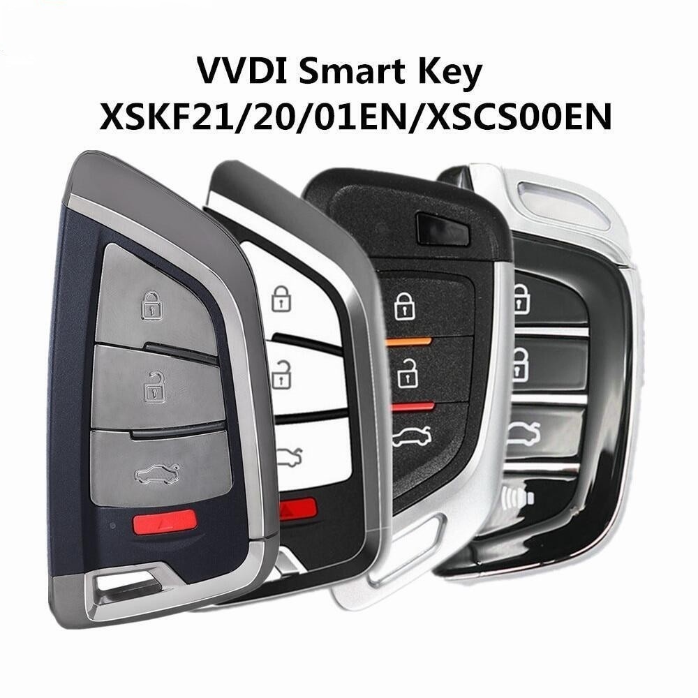 VVDI MINI KEY TOOL MAX Universal Wire Remotes XKKF02EN Smart Key XSKC04 ...