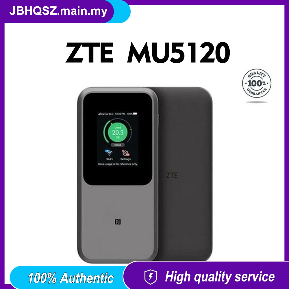 ZTE MU5120 5G Portable Router sim Card Router Modem The router has a ...