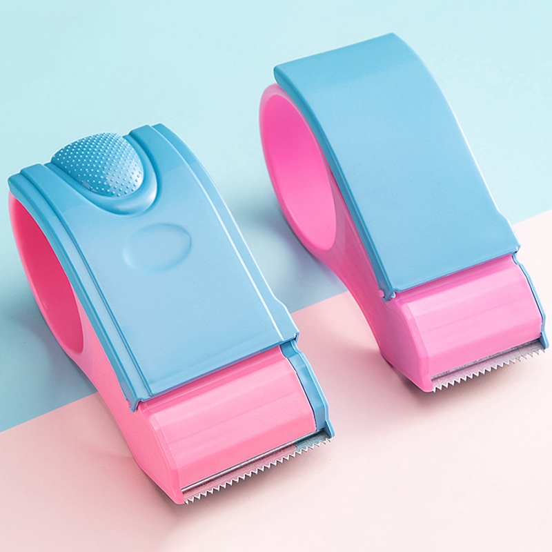 Candy Color Tape Dispenser Plastic Roller Tape Cutter Sealing Packer ...