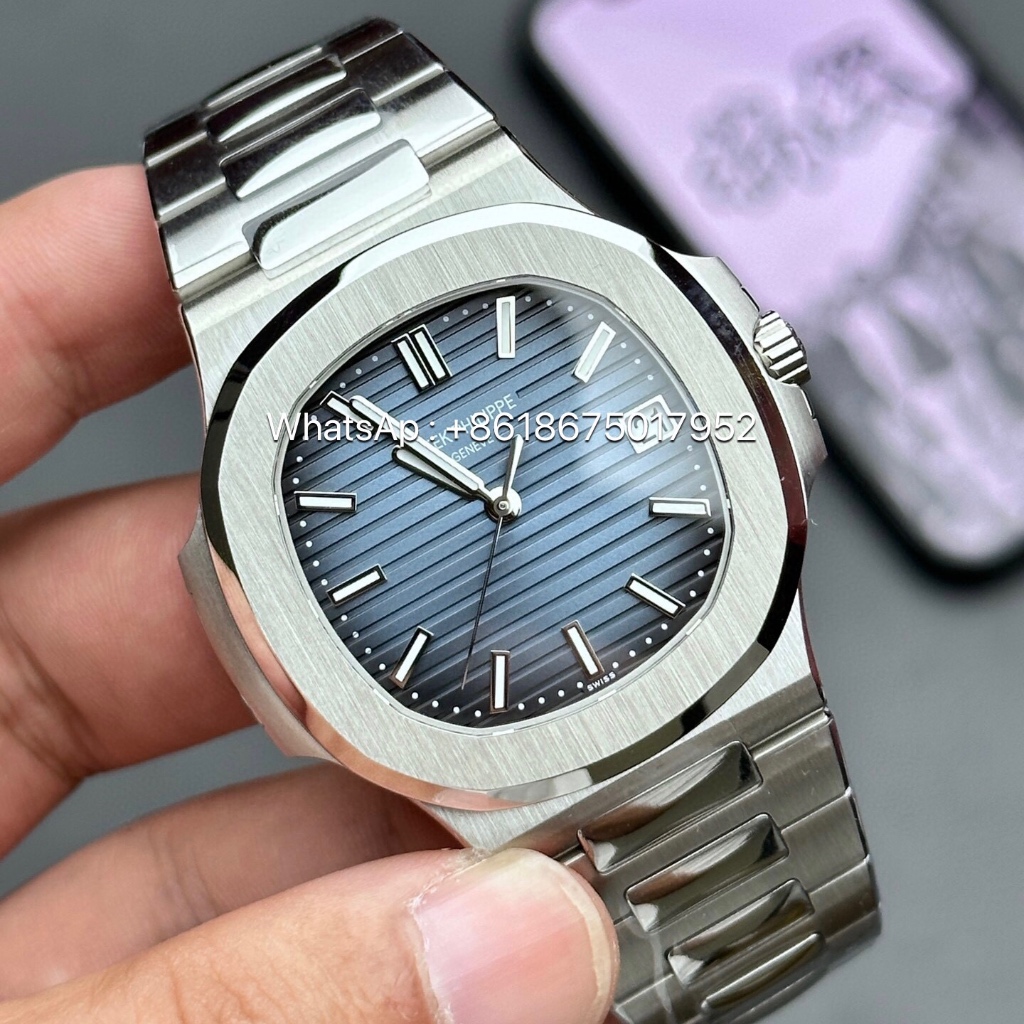 Patek_Philipp Nautilus Swiss automatic chain movement sapphire glass ...