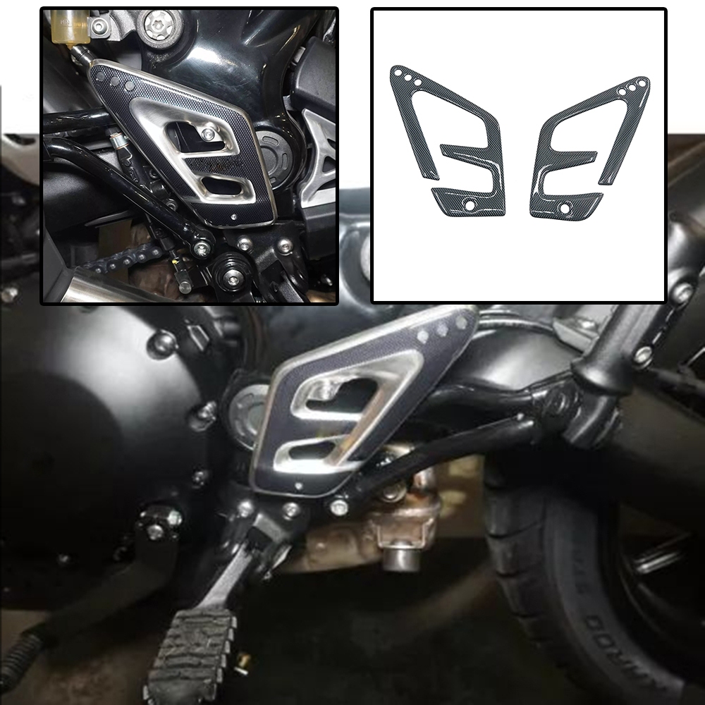 Motorcycle 3D Sticker Rear Pedal Decorative Sticker Protector For ...
