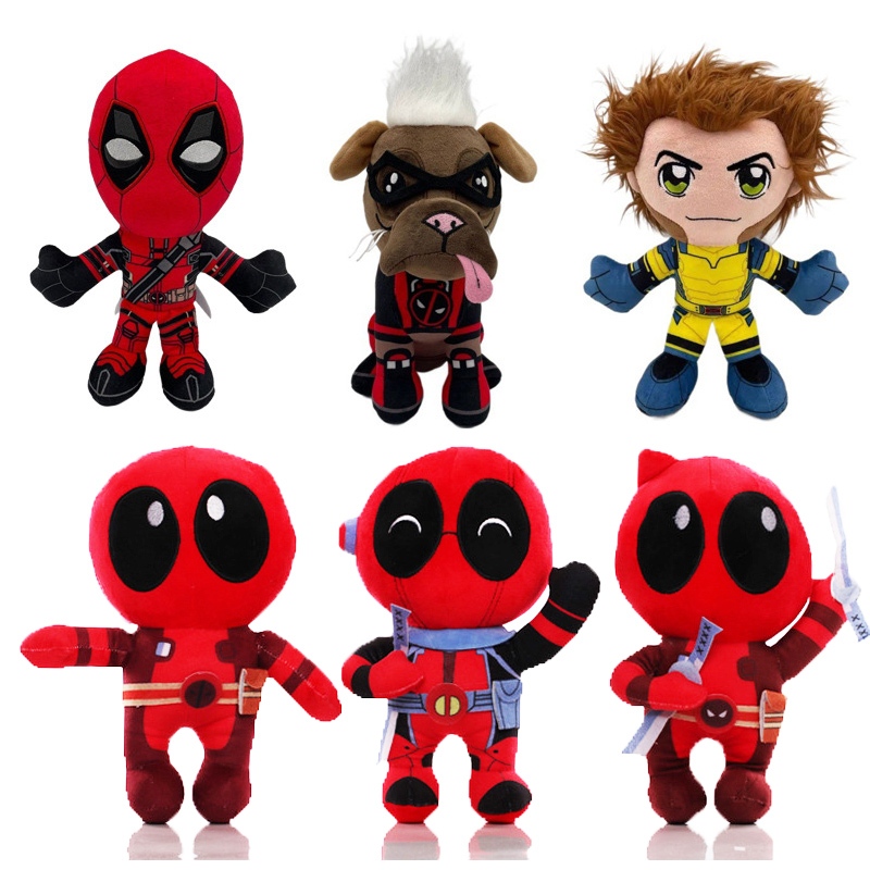 11cm-25cm Movie Deadpool & Wolverine X-men Deadpool 3 Plush Toy Cartoon ...