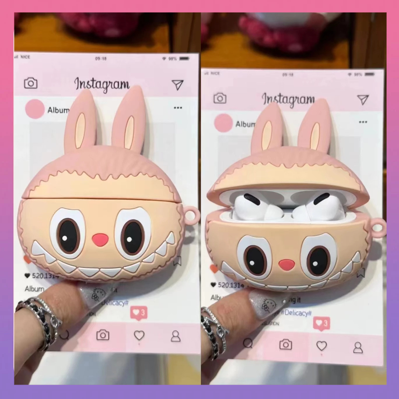 Merdeka Gift Pink Labubu Popmart Pop Mart Airpod Pro 2 case | Shopee ...