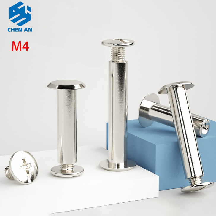 M4 Lock Screw Splint Female Screws Pair of Nut butt bolt Cross ...