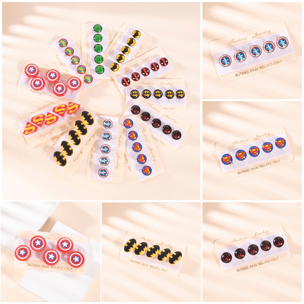 anak Butang Baju Melayu Pokok Pinang Ketupat Wau Bulan Bintang Clothes ...