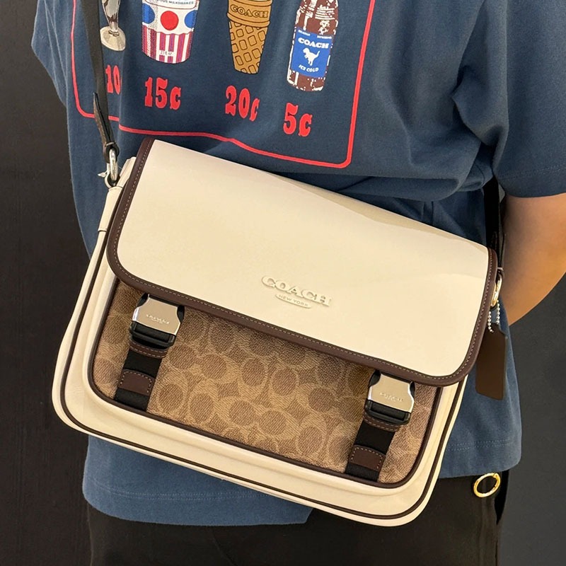Coach Original Order RACER Messenger Bag Men's Shoulder Messenger Bag ...