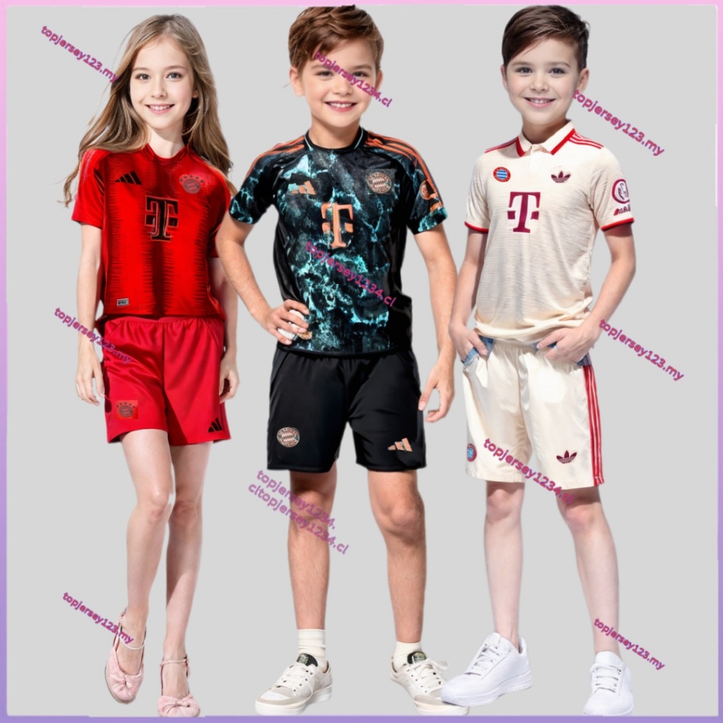 Bayern Munich jersey 24/25 kids home & away & third kit | Shopee Malaysia