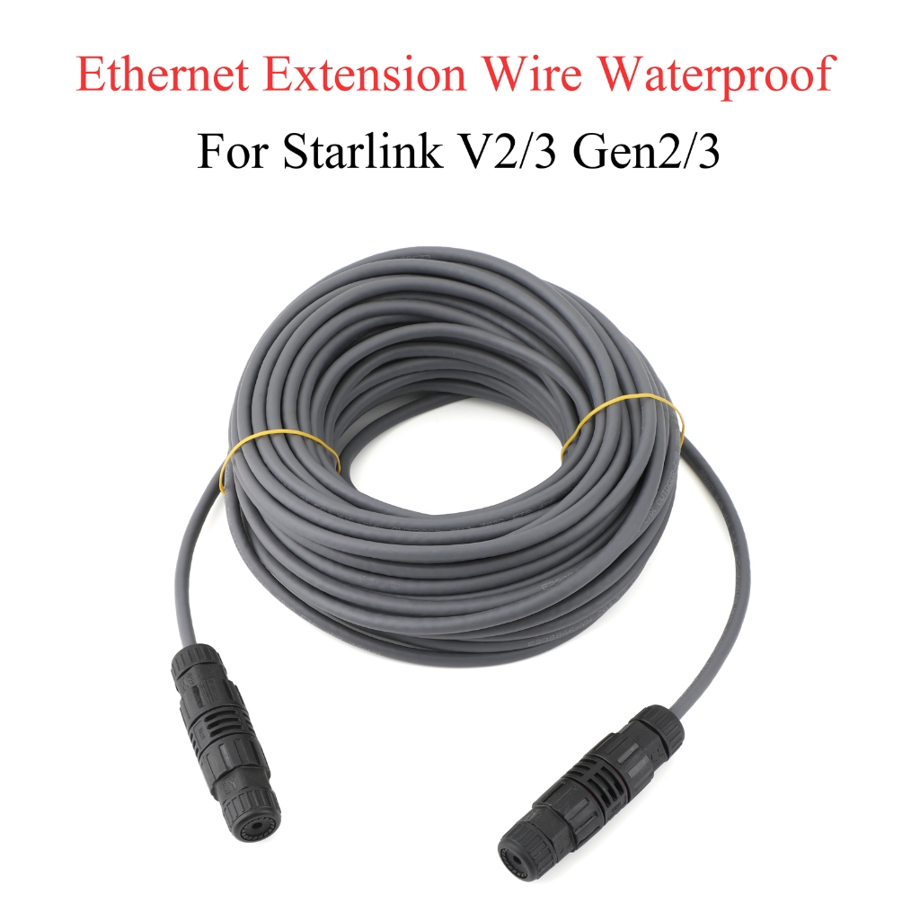 For Starlink Gen 2/3 Extension Cable Outdoor Waterproof Ethernet ...