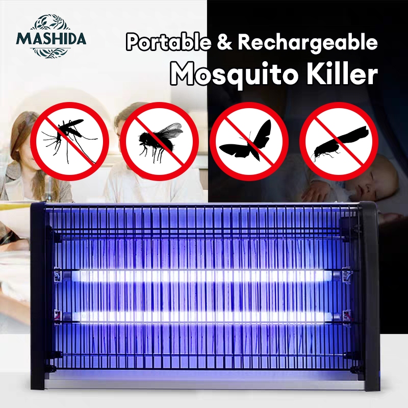 MASHIDA Mosquito Killer Lamp Killer Lamp Pest Fly Killer Electric ...