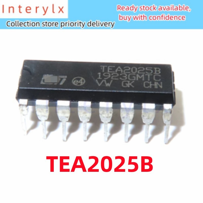 Brand New In-Line TEA2025 TEA2025B Dual Channel Audio Amplifier Circuit Chip IC DIP16 | Shopee ...