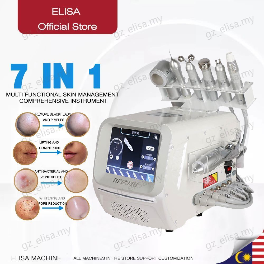 7 IN 1 facial care hydrodermabrasion face machine hydro dermabrasion ...
