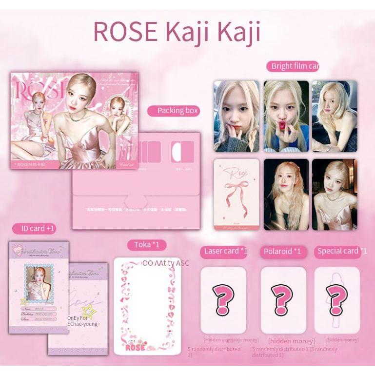 BP Kaji Card Collection JISOO JENNIE LISA ROSE Laser Hologram ...