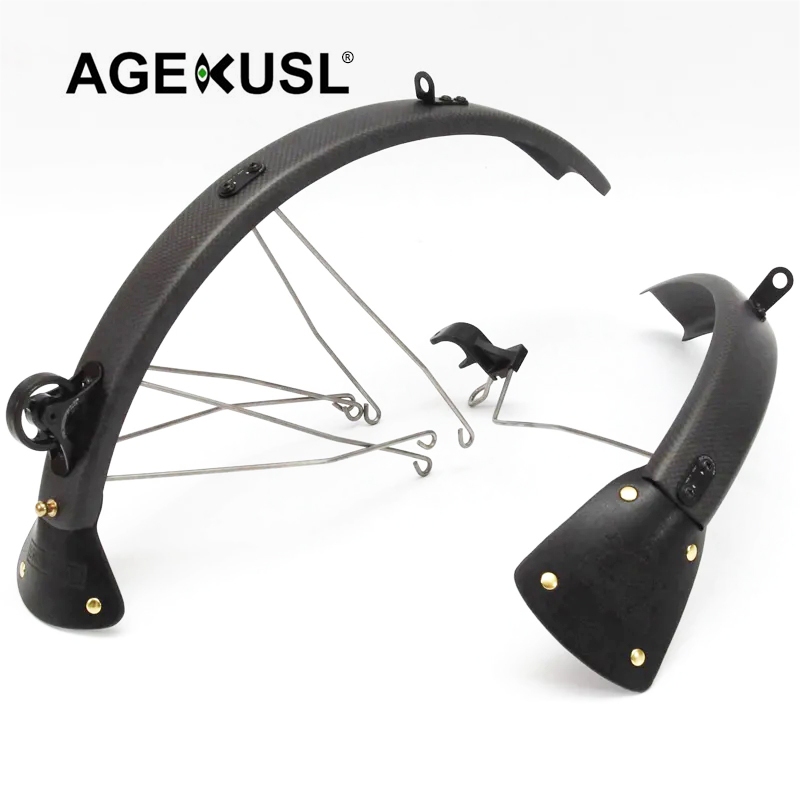 AGEKUSL Bicycle Front Rear Mudguard L/R Type For 3Sixty Brompton ...