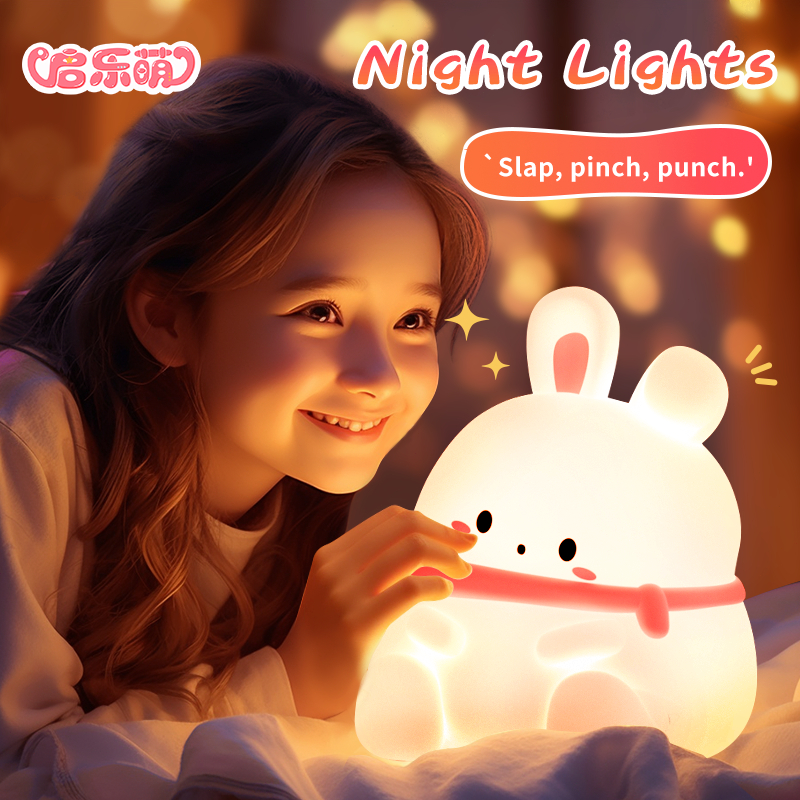 [Qilemeng]Patting LED Night Light Cartoon Night Light Kids Lamp Bedroom ...