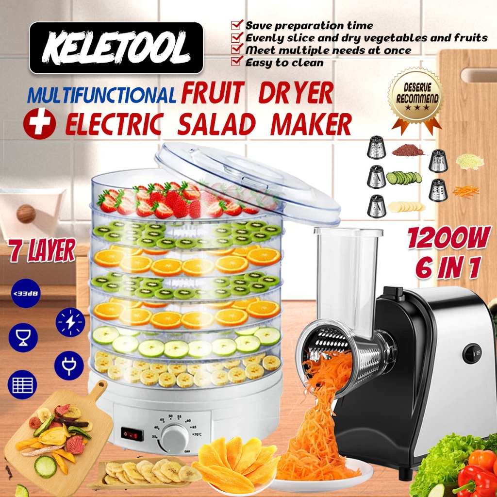Fruit Slicer Cutter Vegetable chopper Dehydrator Food dehydrator ...