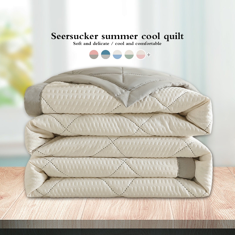 NEW Soft Light Weight Summer Blanket Premium Washed Cotton Cooling Comforter Air Conditioning ...