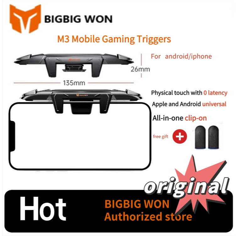 BIGBIG WON Mechager Plus M3/M1 Mobile Gaming Triggers Game Controllers ...
