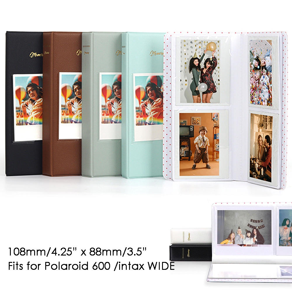 64 Pockets Album For Fujifilm Instax Wide Camera 210/300/400 Film Photo ...