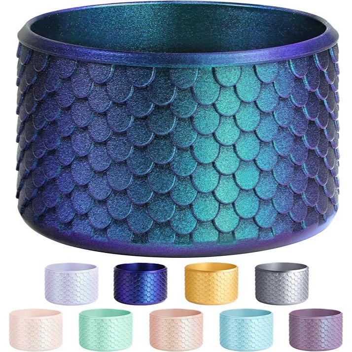 Mermaid Silicone Boot for Cup 40/30oz, Made for HydroJug Traveler 32/40 ...