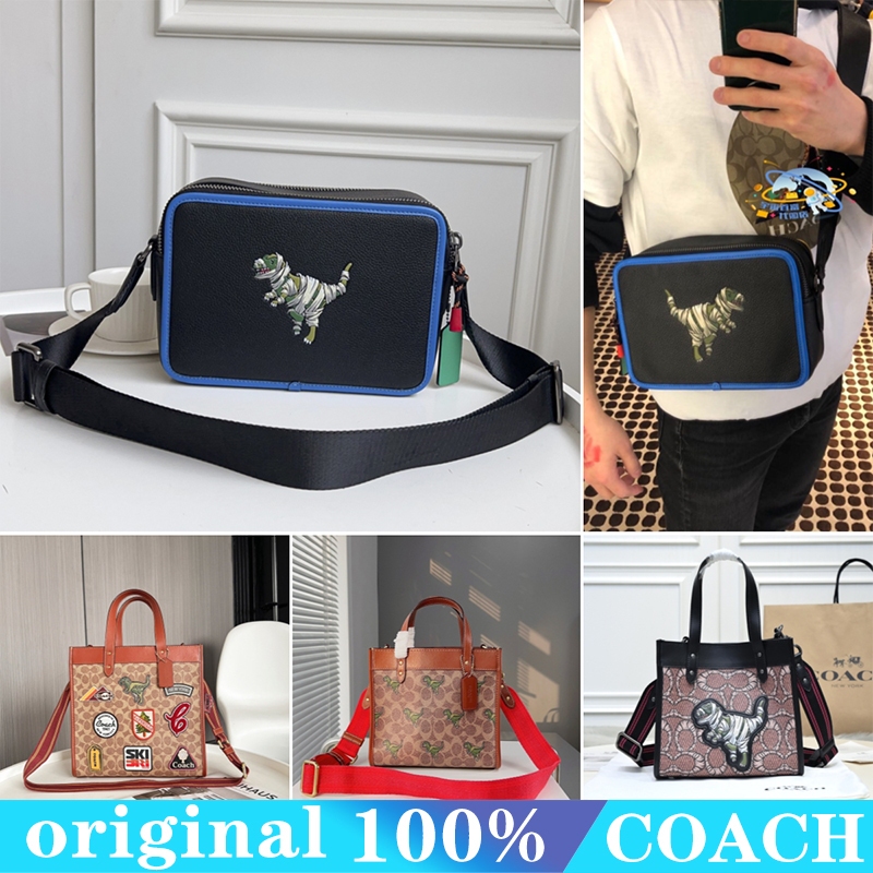 Coach REXY men's new handbag logo sling bag business tote bag CF083 ...