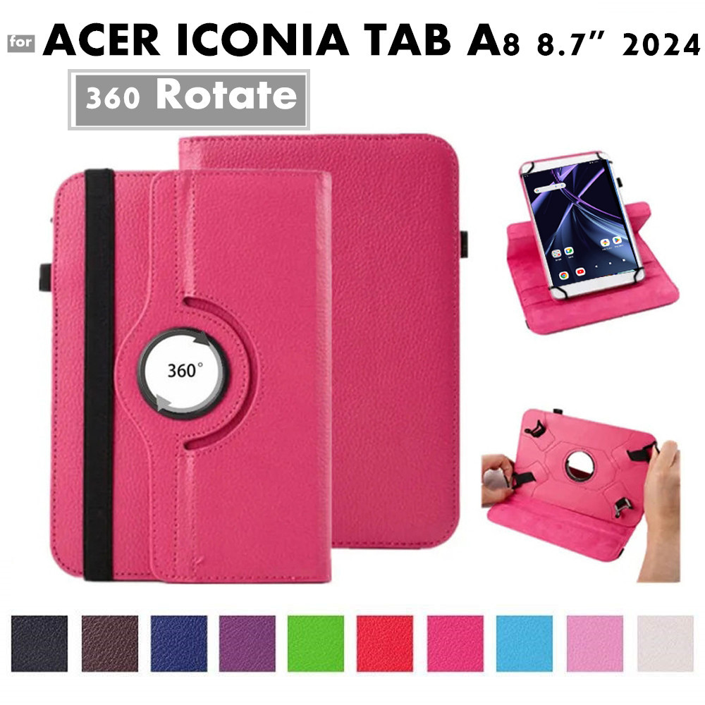 for ACER ICONIA TAB A8 8.7 Inch 2024 Tablet Cover 360 Degree Rotating ...