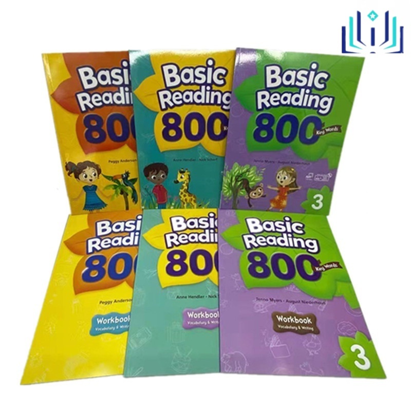 English Original “Basic Reading 800 Key Words Level 1/2/3 ” Primary ...