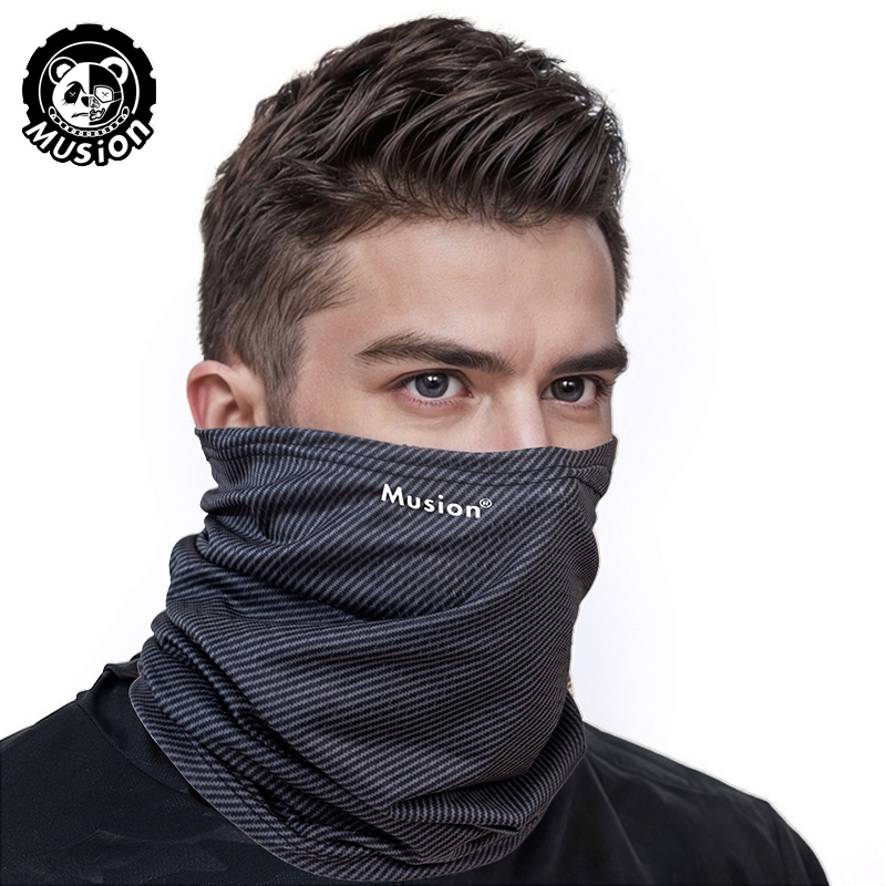 Musion Quick-Dry Breathable Motorcycle Mask with Mesh Bandana, UV ...